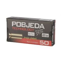 Blank Ammunition Pobjeda Blank pistol ammunition 9mm - Aceros de Hispania