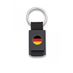Key ring Rectangular and black - Aceros de Hispania